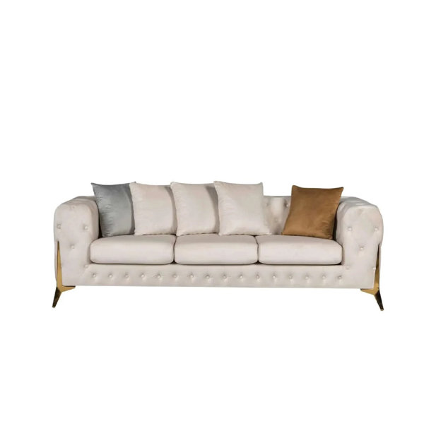 Everly Quinn Matrix Sofa Set with Loveseat and 3 Seater Sofa Zhanna- Wayfair Canada